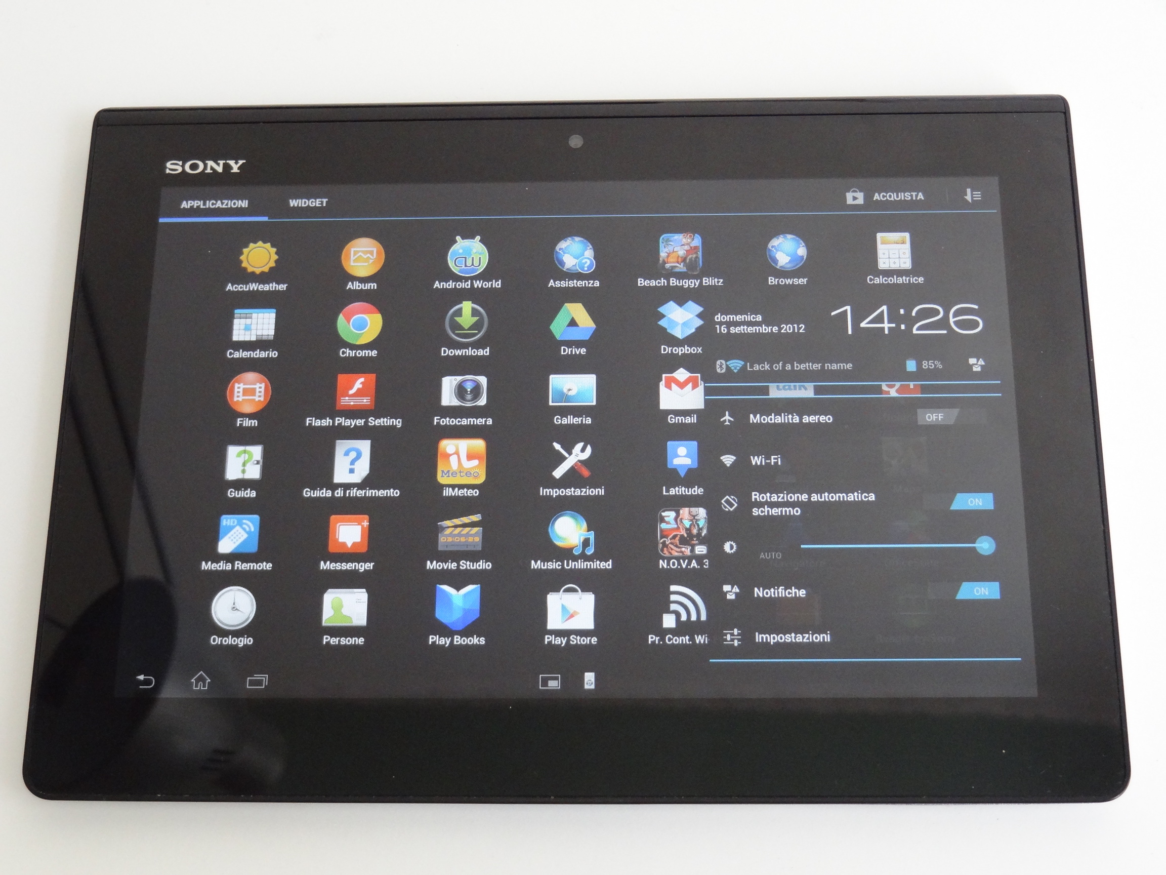 sony tablet s