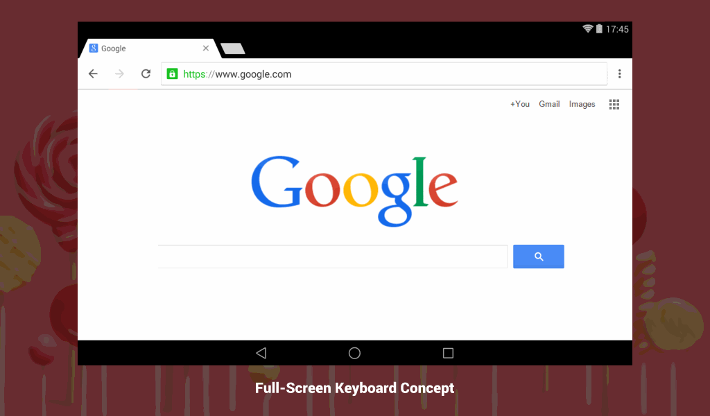 Full-Screen Keyboard, un concept di tastiera a tutto schermo (foto)